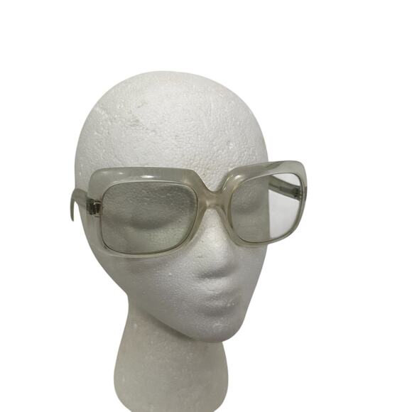 Vintage | Accessories | Vintage 96s Italian Mod Square Clear Eyeglasses ...